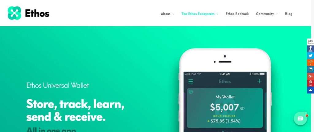 Ethos Wallet Review - One Coin Wallet for All Your Coins