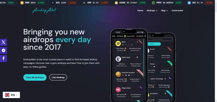 8 Best Crypto Airdrop Calendars to Claim Free Tokens in 2025