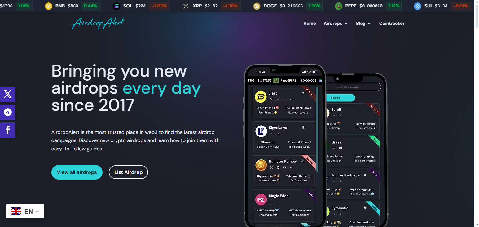 8 Best Crypto Airdrop Calendars to Claim Free Tokens in 2025